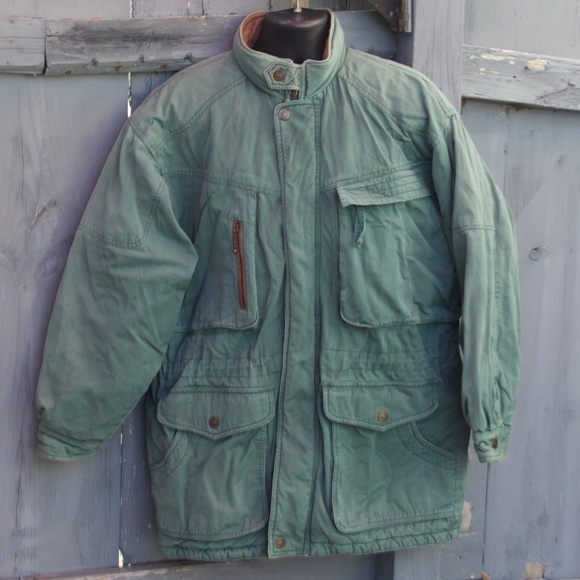 mirage | Jackets & Coats | Mirage Size Large Mens Vintage Jacket Green ...